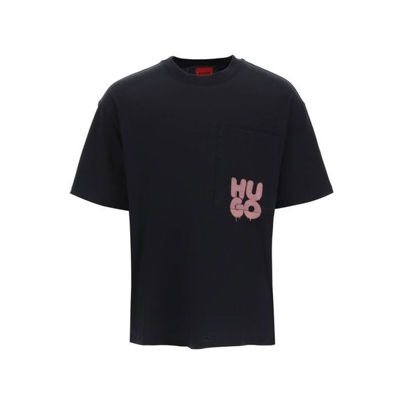 HUGO | Shirts | Hugo Graffiti Logo Dampato Tshirt | Poshmark